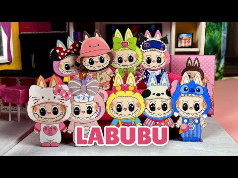 LABUBU DIY Paper - YouTube