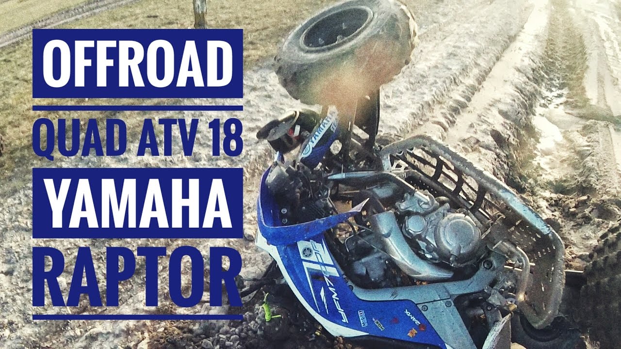 offroad Yamaha Raptor 700 (DE) - crash Tie rod broken - YouTube