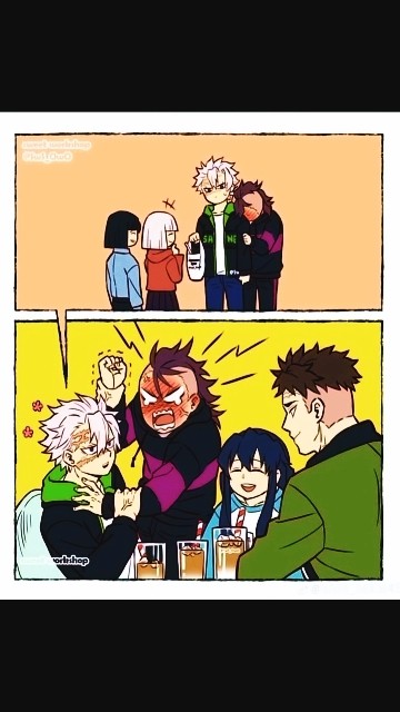 Demon slayer cute Genya fight Sanemi part 2 #anime #demonslayer # ...