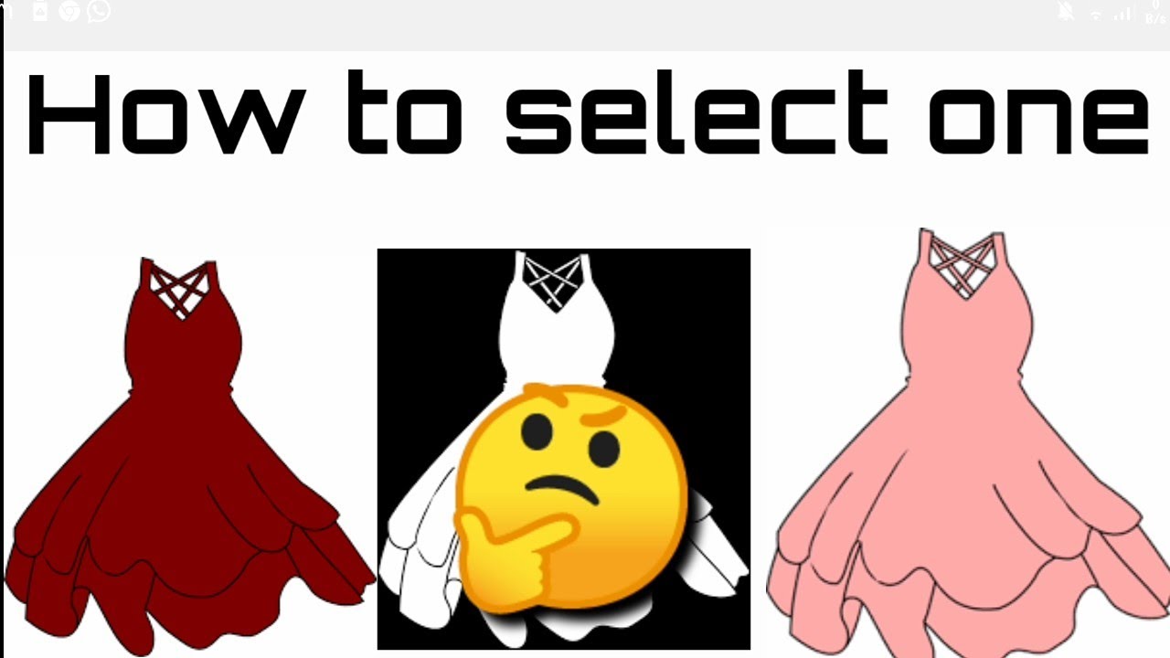 How to select between two dresses for a party or any event. - YouTube