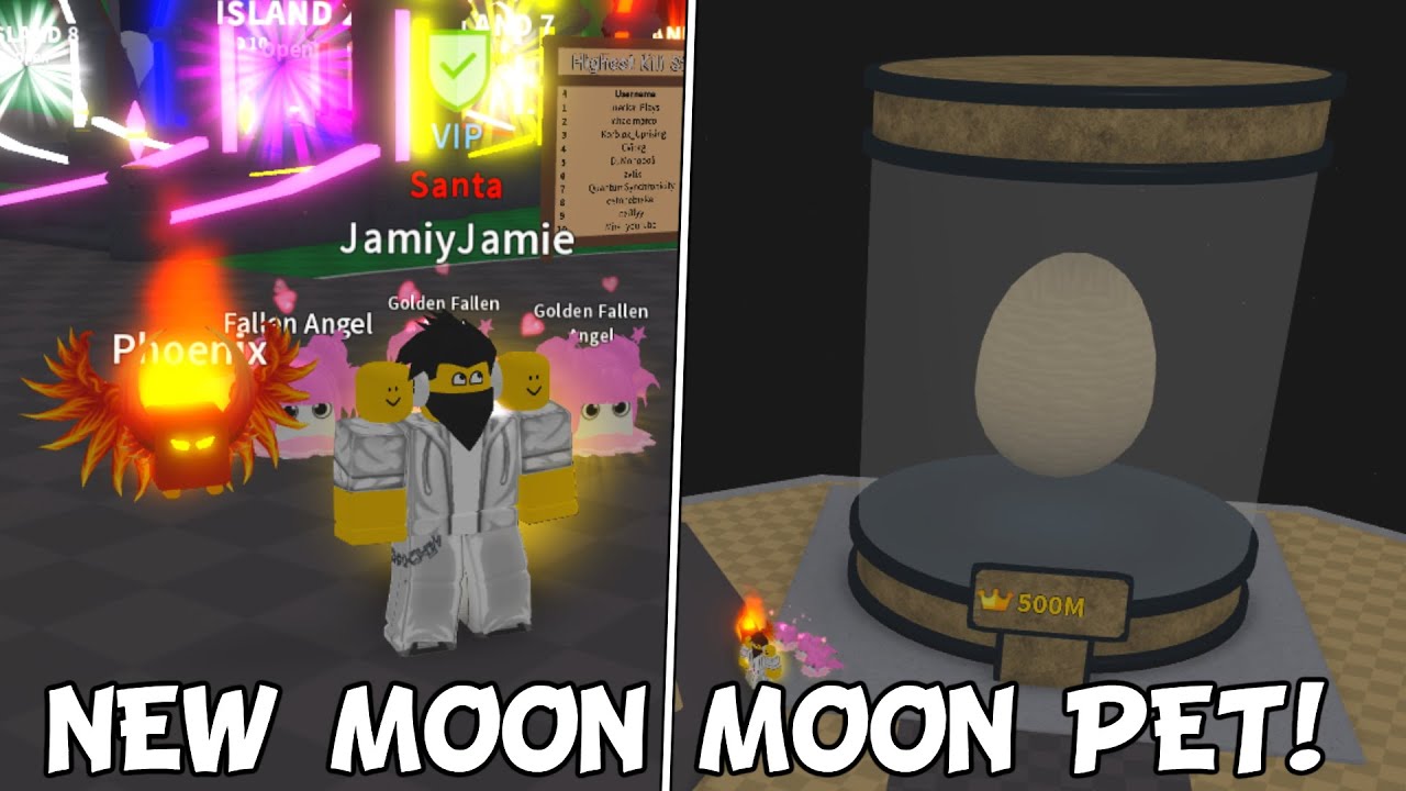 I GOT THE NEW MOON MOON PET IN SABER SIMULATOR! - YouTube