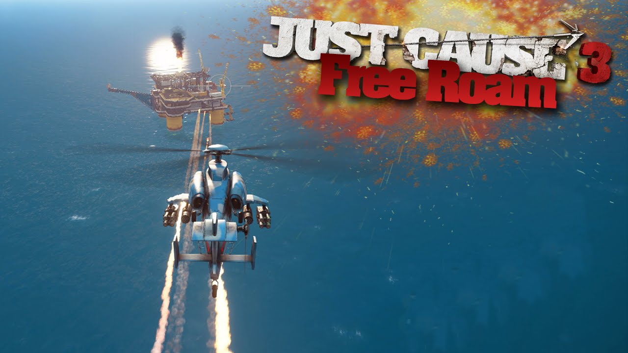 ONE MAN ONE OIL RIG in Just Cause 3! - YouTube