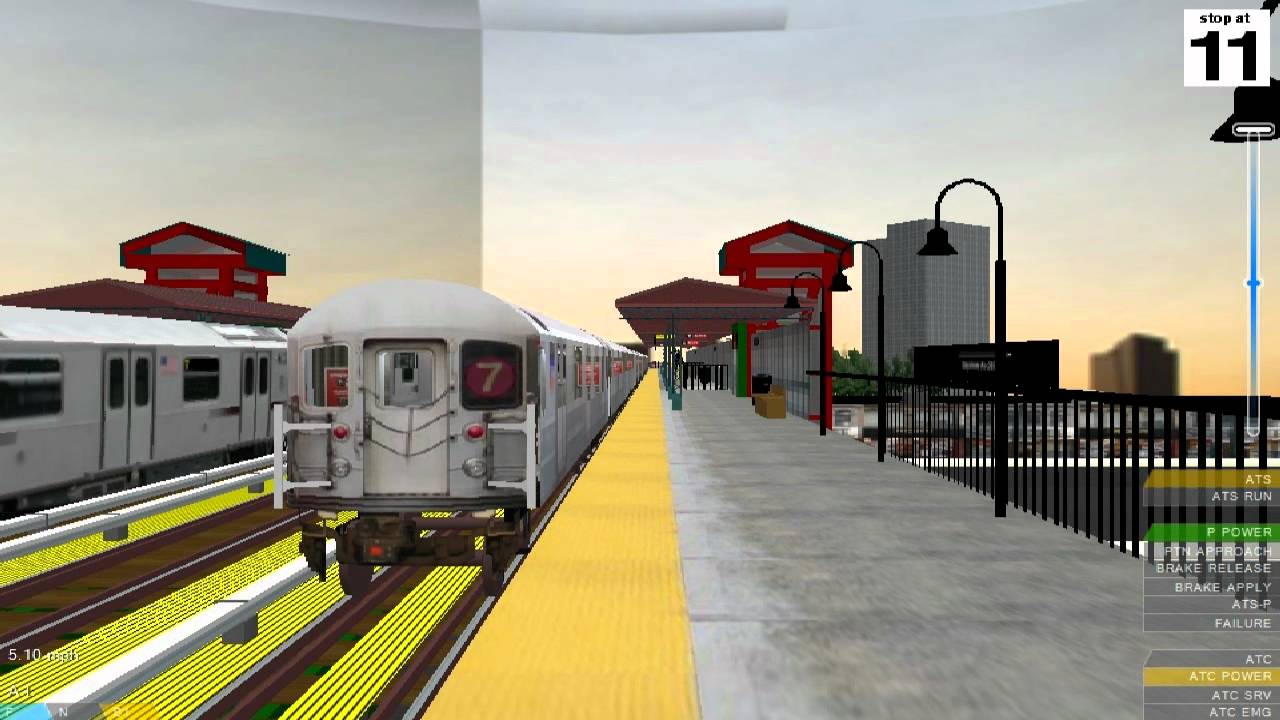 OpenBVE: R62A (7) Line Extension Route Clip - YouTube