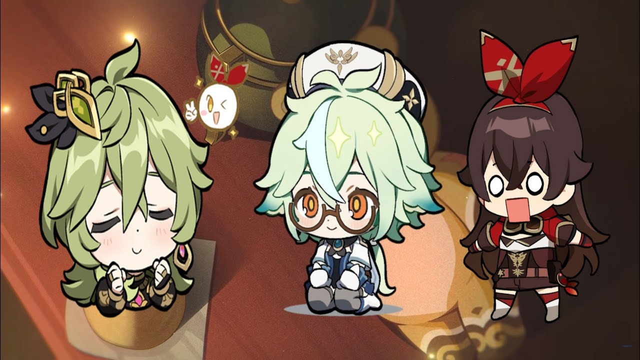 Collei meet Sucrose and Amber at Windblume Festival | Prelude for a ...