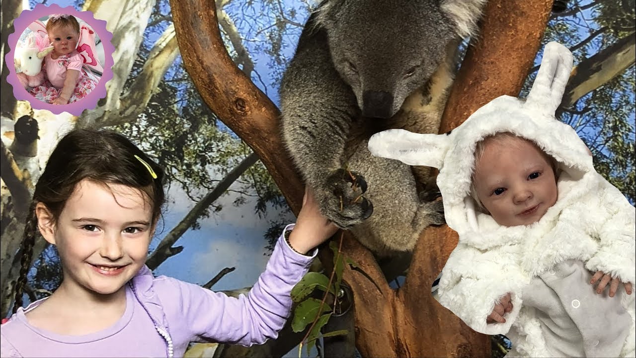 * REBORN MEETS KOALA! * PETTING ZOO ADVENTURE! (THEME THURSDAY) - YouTube