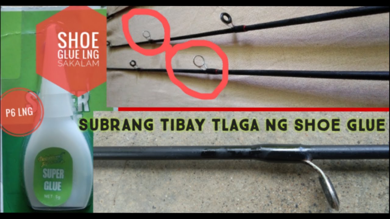 Mabisang Pandikit sa pag repair Ng ring guide ng fishing rod - YouTube