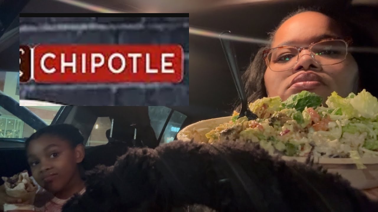 Come eat CHIPOTLE with us.. #mukbang - YouTube