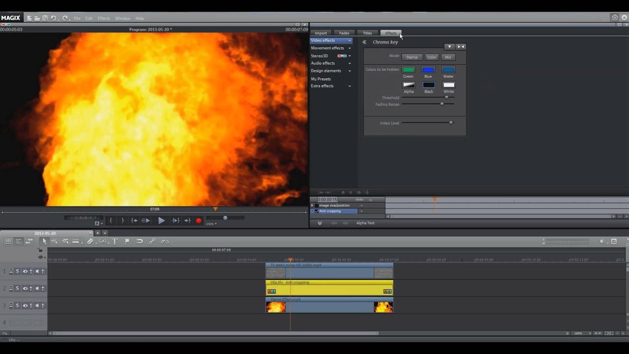 Video Editing Tutorial: Flaming Text - YouTube