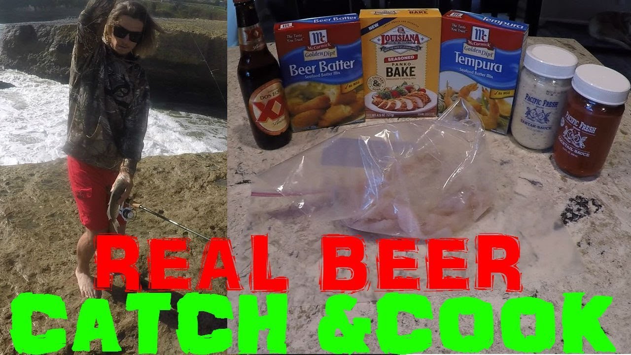 Beer Catch Memes BARRED SURF PERCH CATCH & COOK WITH REAL BEER