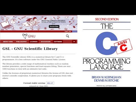 Statistics in C? (Installing the GNU Scientific Library - Linux) - YouTube