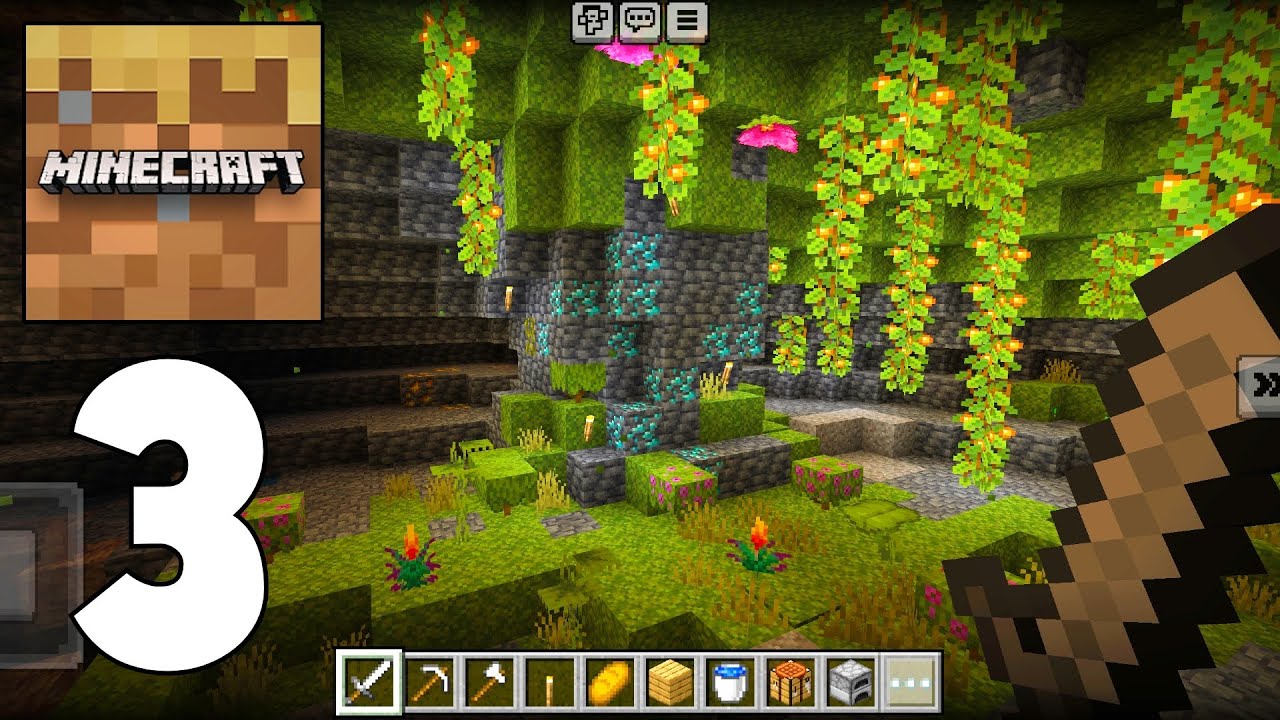 Minecraft Trial - 2024 Survival Gameplay Part 3 - DIAMOND FINDING - YouTube