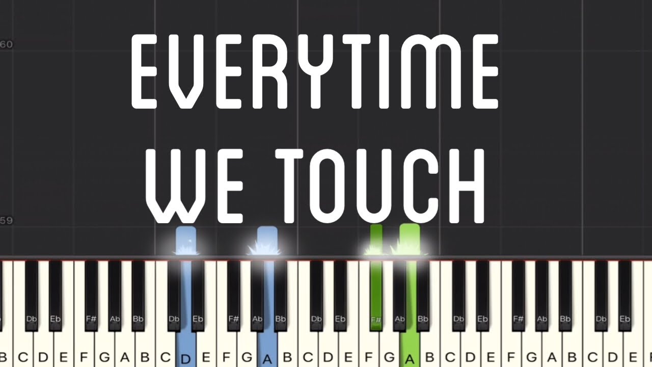 Cascada - Every Time We Touch Piano Tutorial | Medium - YouTube