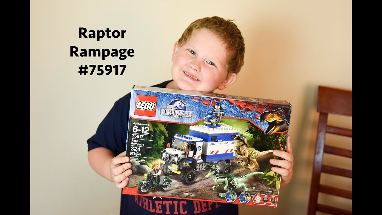 Raptor Rampage - Lego Jurassic World Set 75917 - Unboxing, Building ...