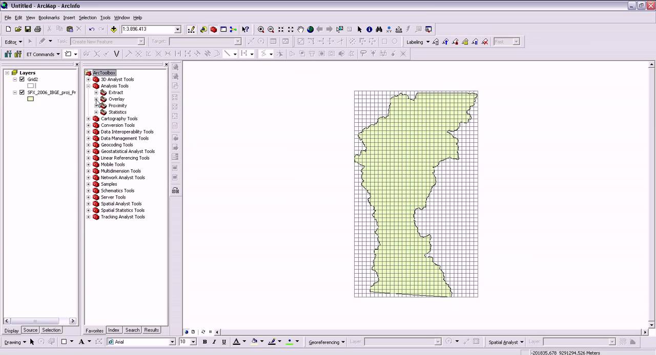 Vector Grid In Polygon.avi - YouTube