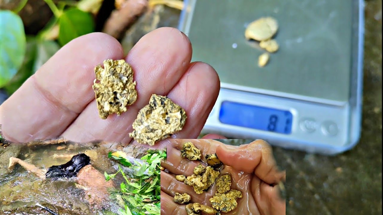 Tutorial on how to find rough gold, environmentally friendly gold mine ...