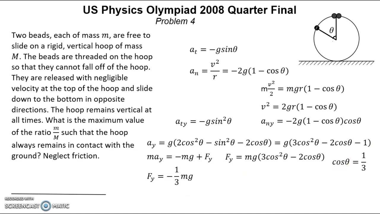 US Physics Olympiad 2008. USAPHO. Quarter finals. Problem 4 of 4 ...