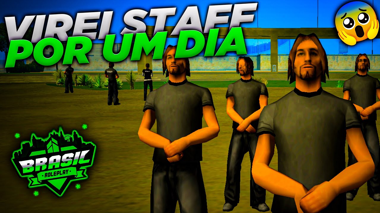 VIREI STAFF POR UM DIA NO BRP - GTA SAMP ANDROID/PC - YouTube