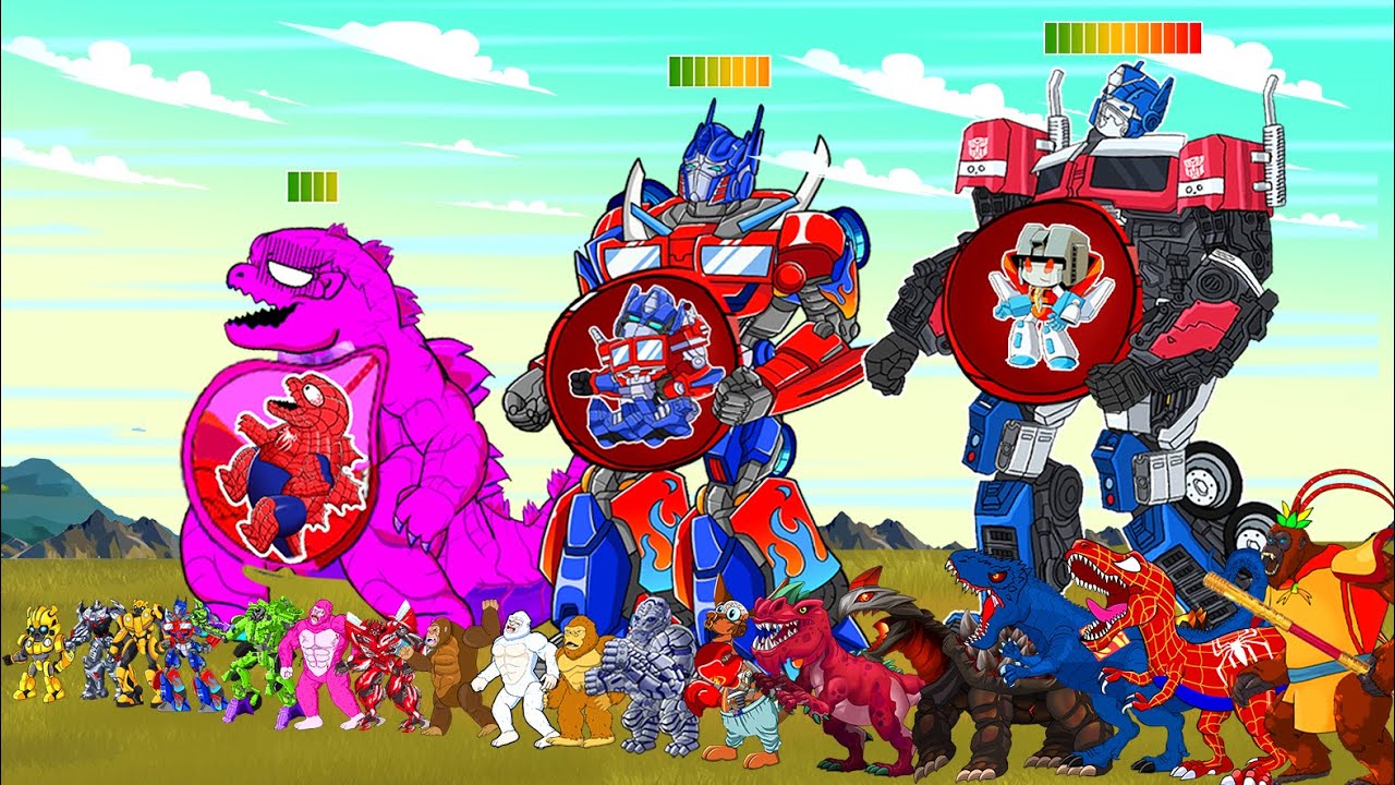 New Transformers 2D: Help Are - Mini Bumblebee, Optimus | EVOLUTION of ...