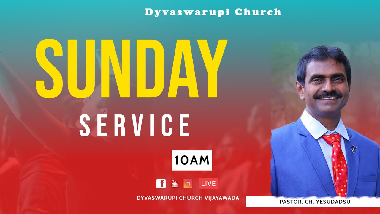 Sunday Worship | 25th August 2024 | Pas. Ch. Yesu Dasu garu - YouTube