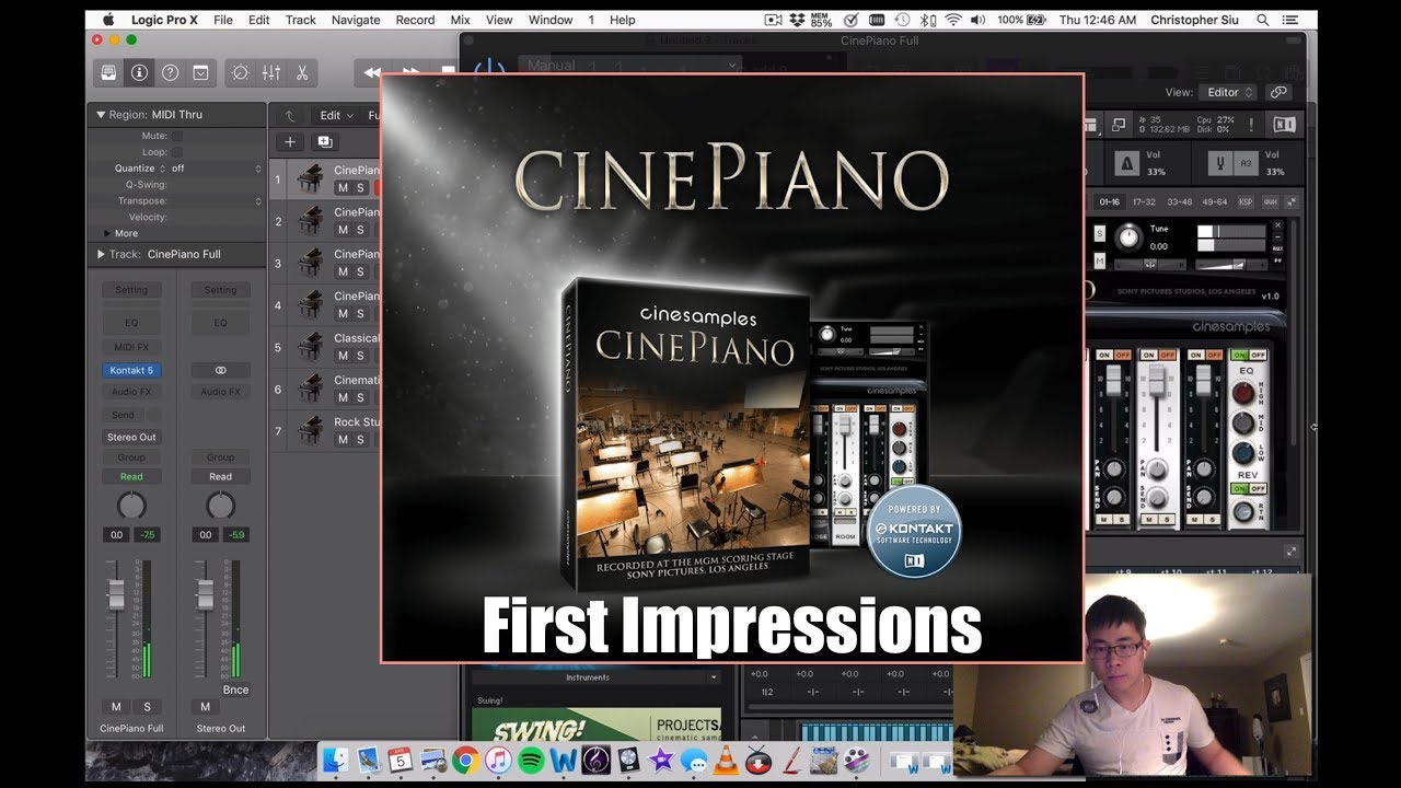 CineSamples' CinePiano: A Review - YouTube