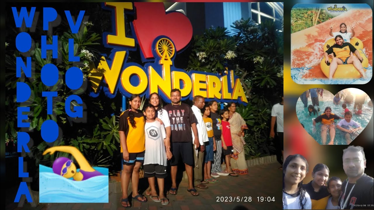 Wonderla photo vlog |travelling|amusement parks #wonderla #water # ...