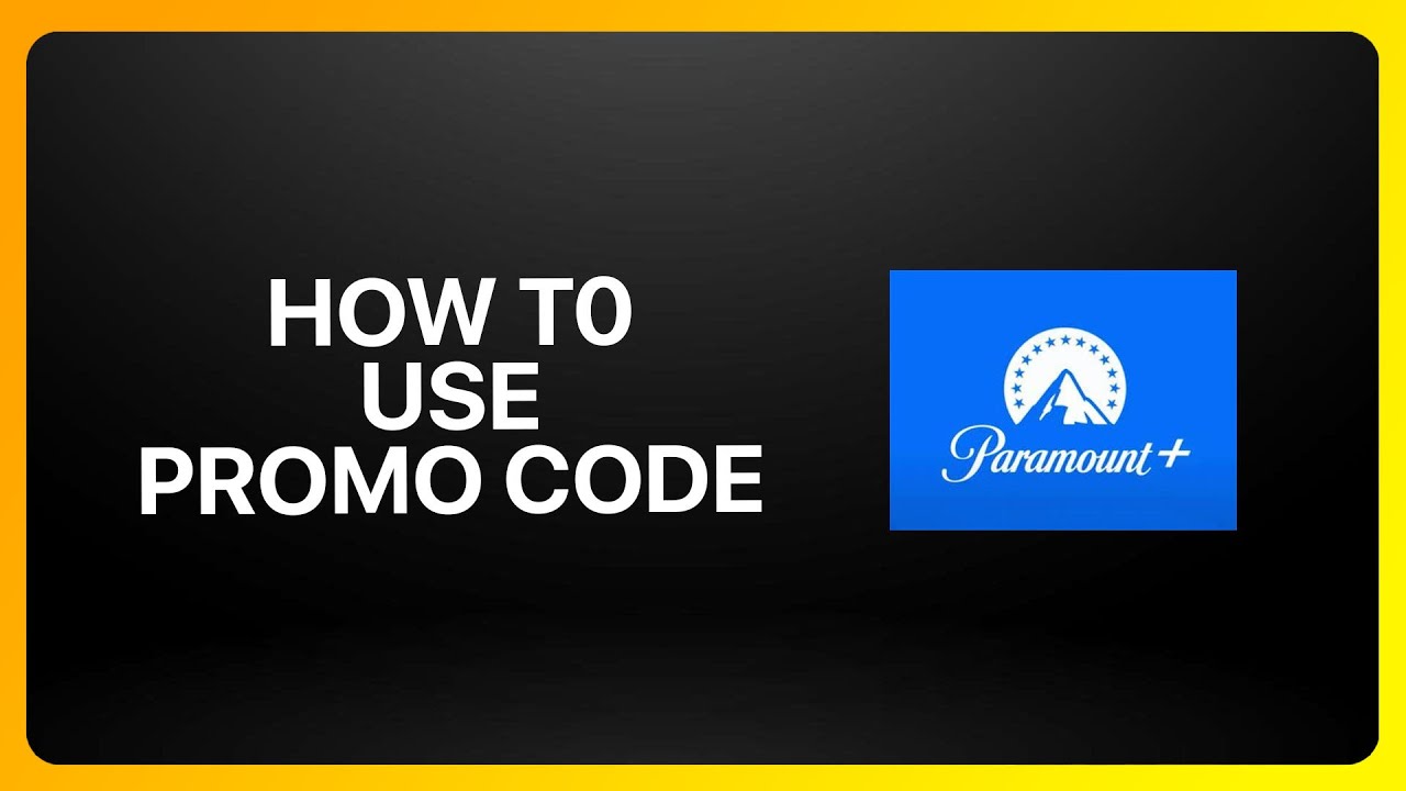How To Use Promo Code On Paramount Plus Tutorial - YouTube