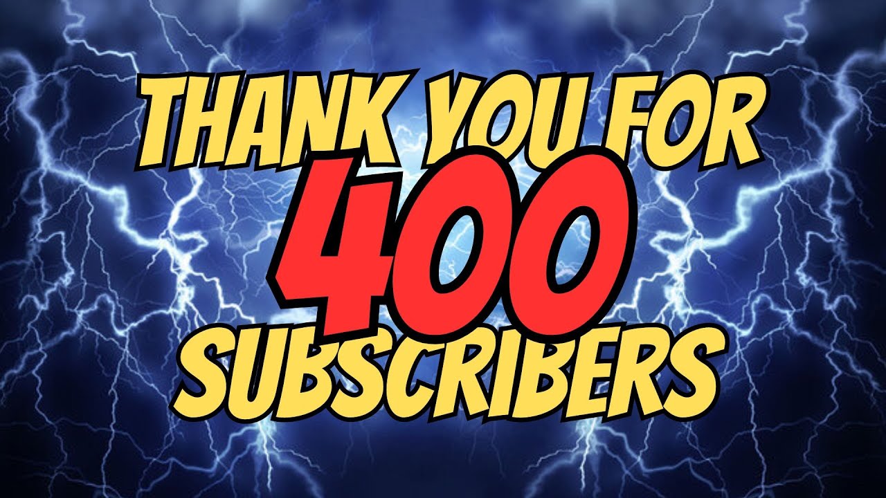 400 Sub Celebration! - YouTube
