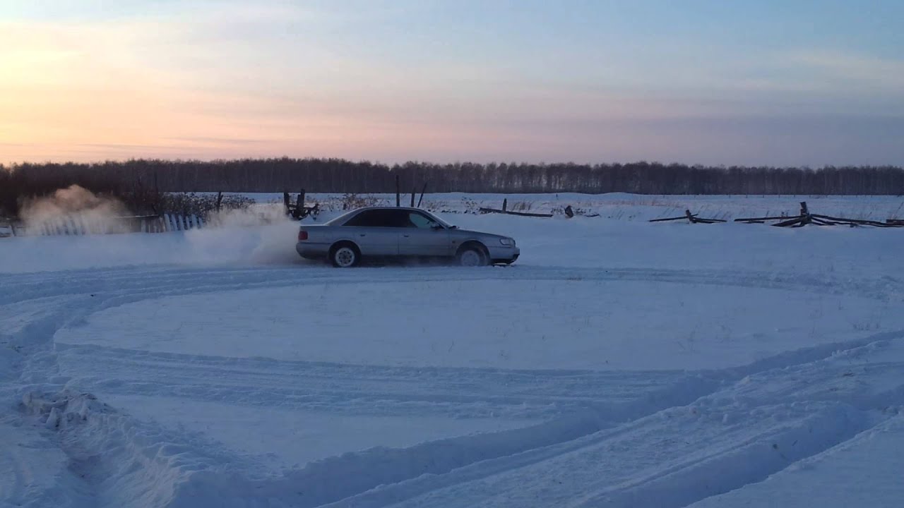 Audi A6 2.6 quattro kz snow - YouTube