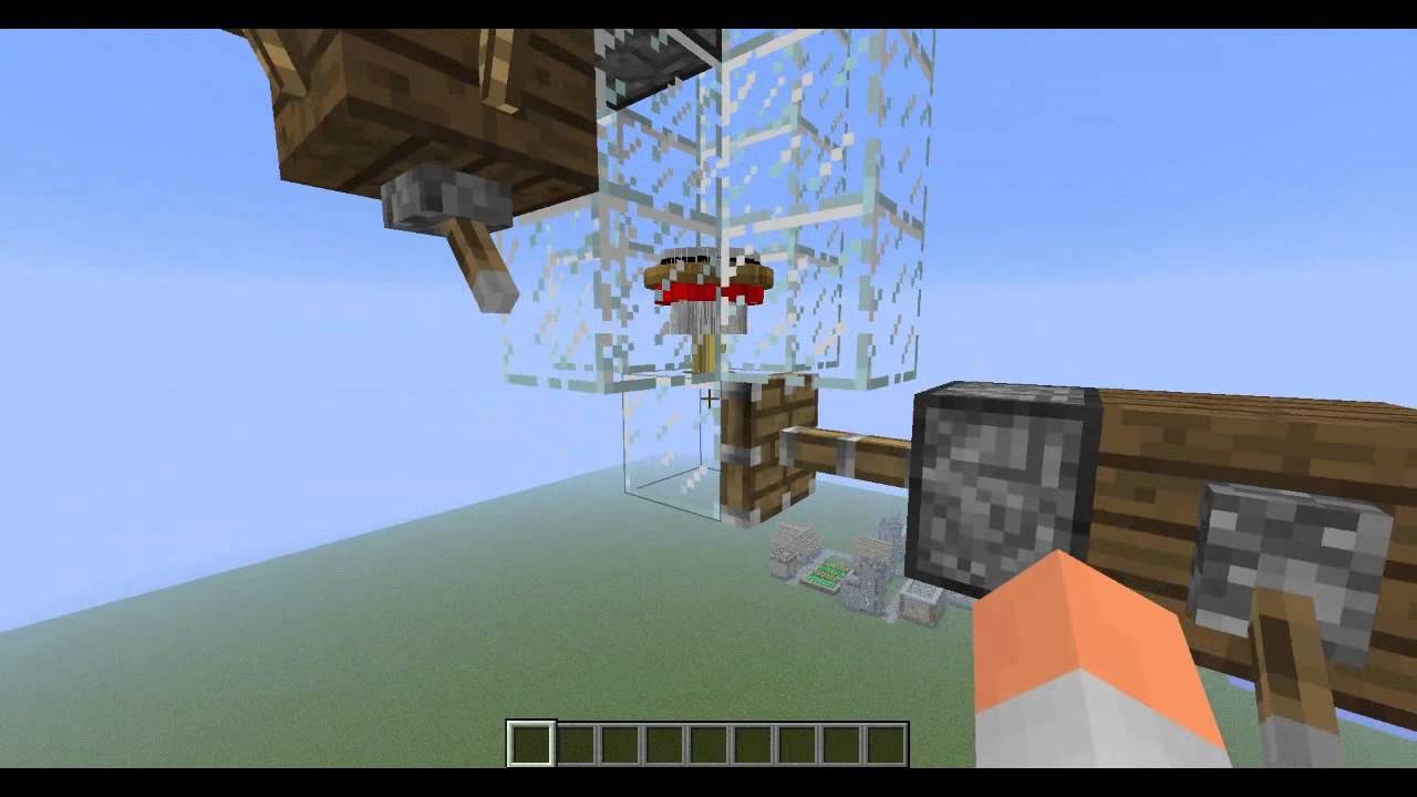 Minecraft - Chicken beyblade - YouTube