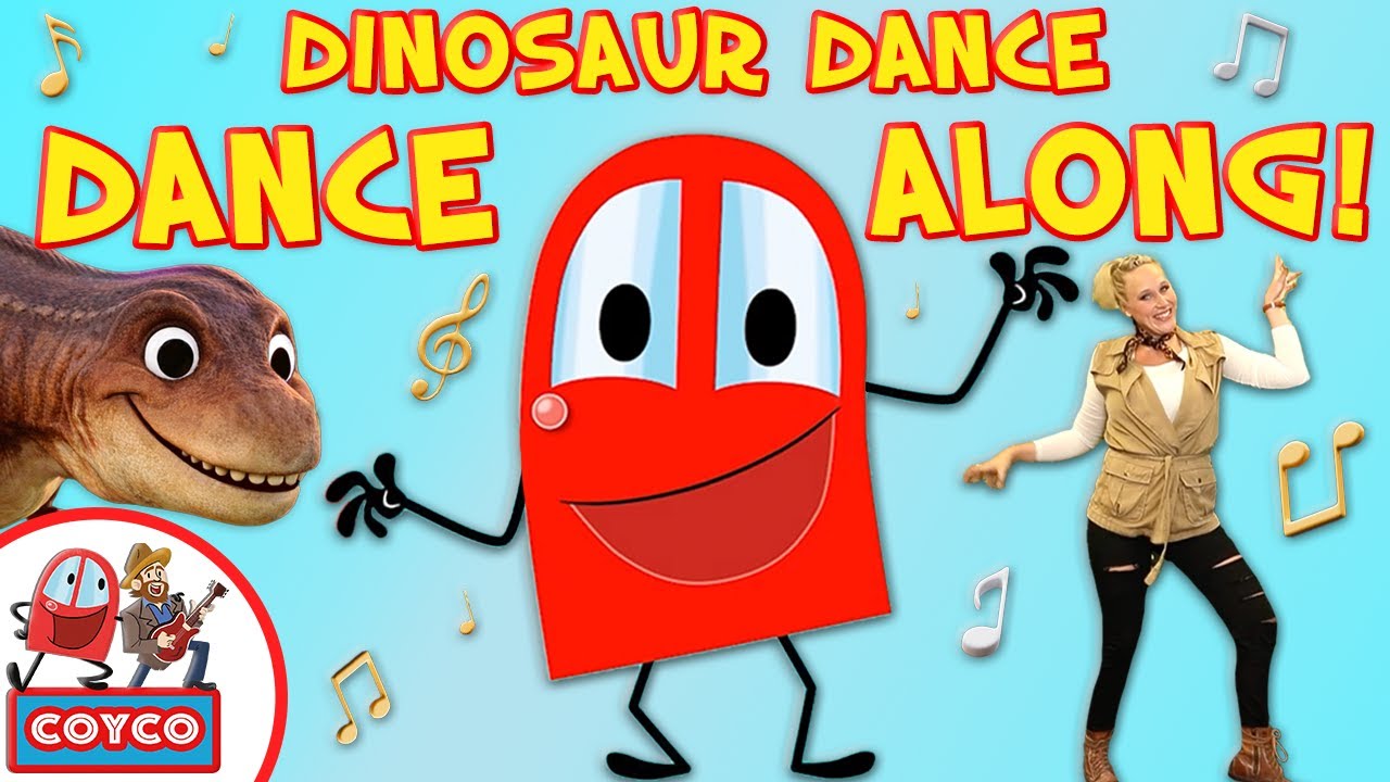 The Dinosaur Dance 🦖 | Animated Dance Tutorial | Learn the Moves! - YouTube