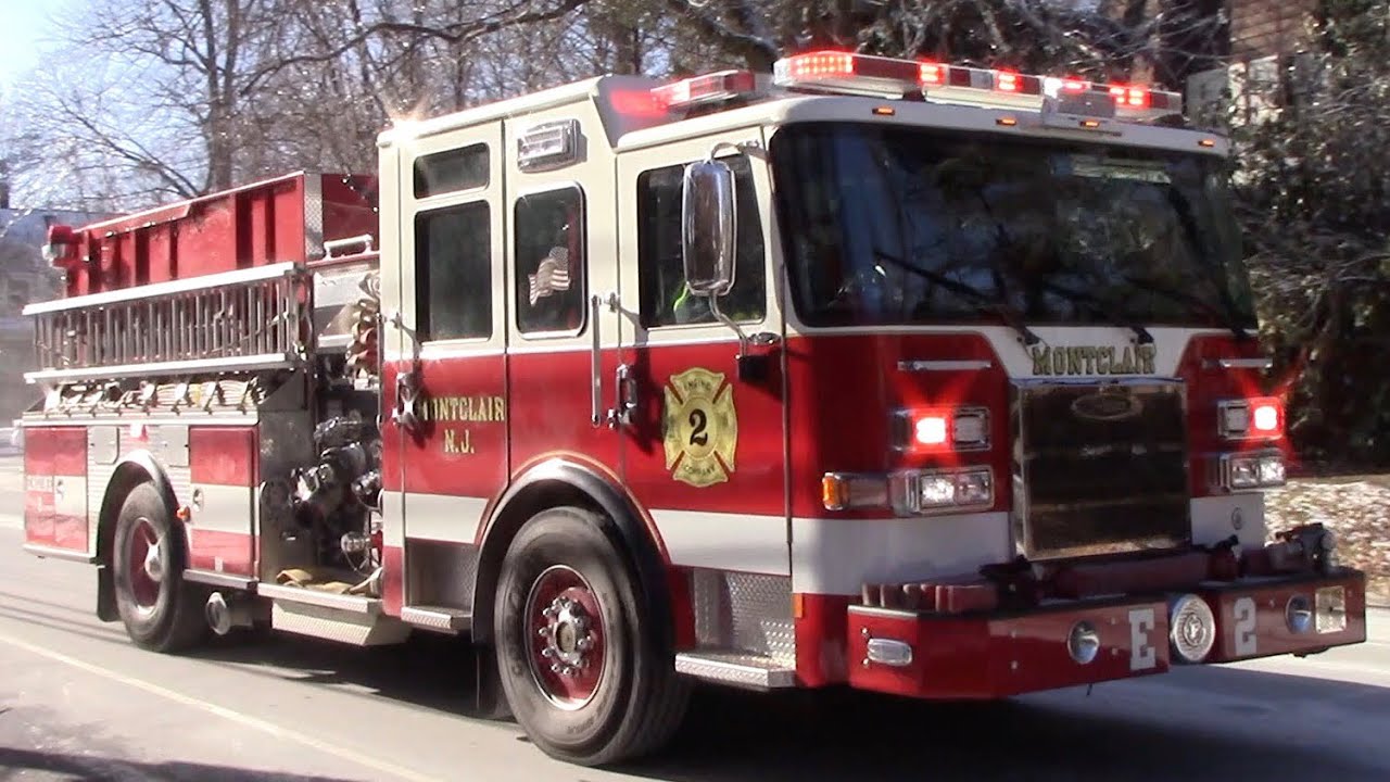Montclair Fire Department Engine 2 Responding 12-20-19 - YouTube