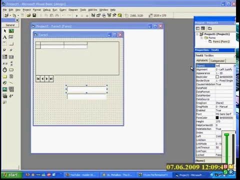 Visual Basic 6 Database acces 2007 connection - YouTube