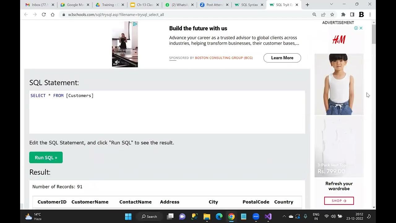 14) Introduction to SQL - YouTube