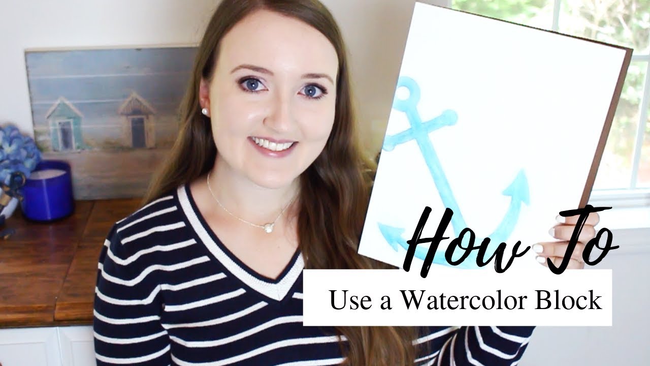 How To Use A Watercolor Block & GIVEAWAY - YouTube