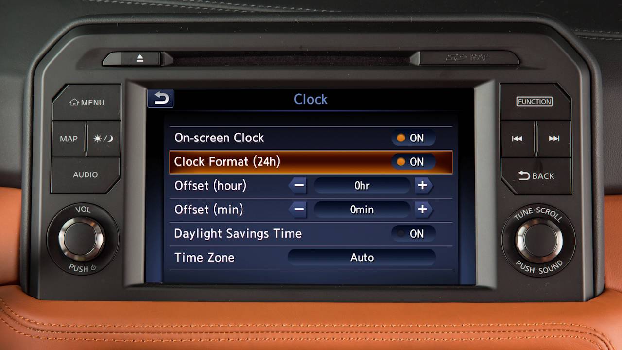 2017 NISSAN GT-R - Setting the Clock - YouTube