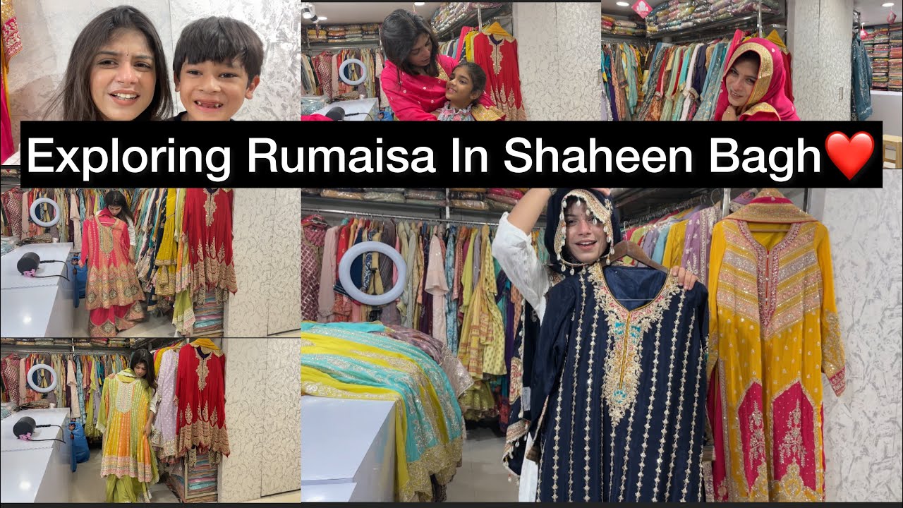 Exploring Best Shop In Shaheen Bagh ️||Best Designer Collection In ...