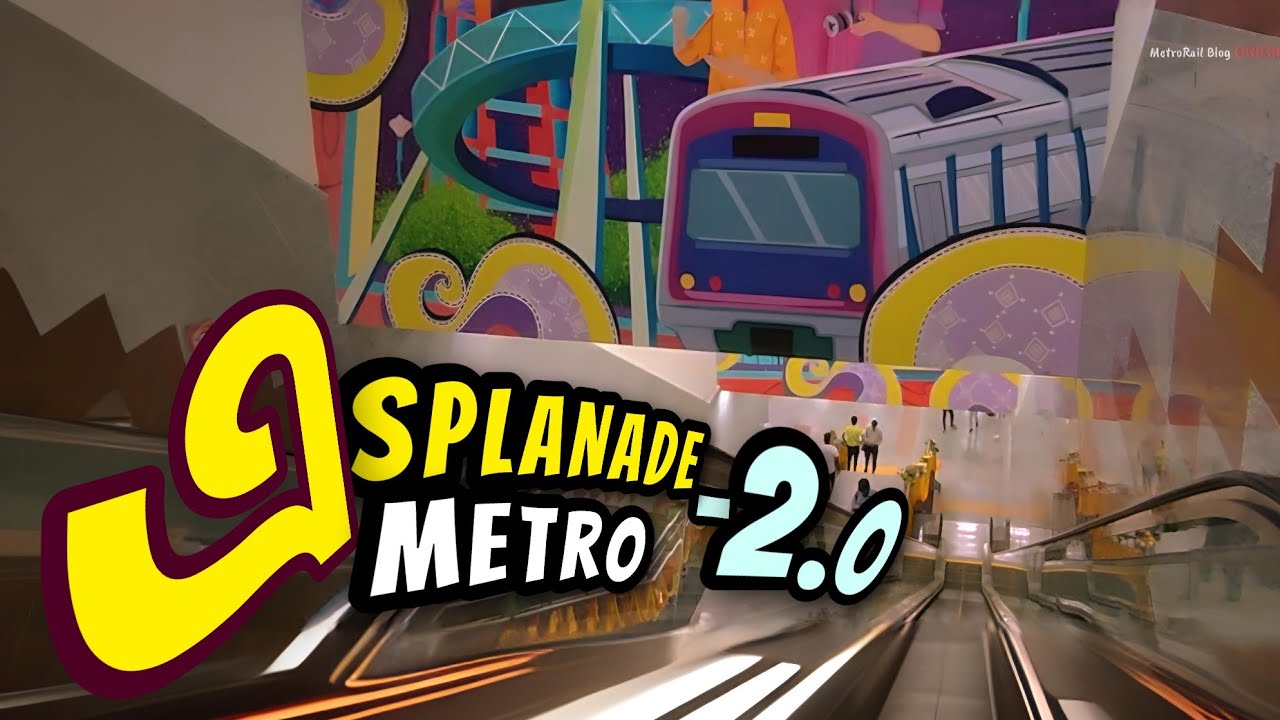 Inside the New Esplanade Metro Station | Kolkata Underwater Metro - YouTube