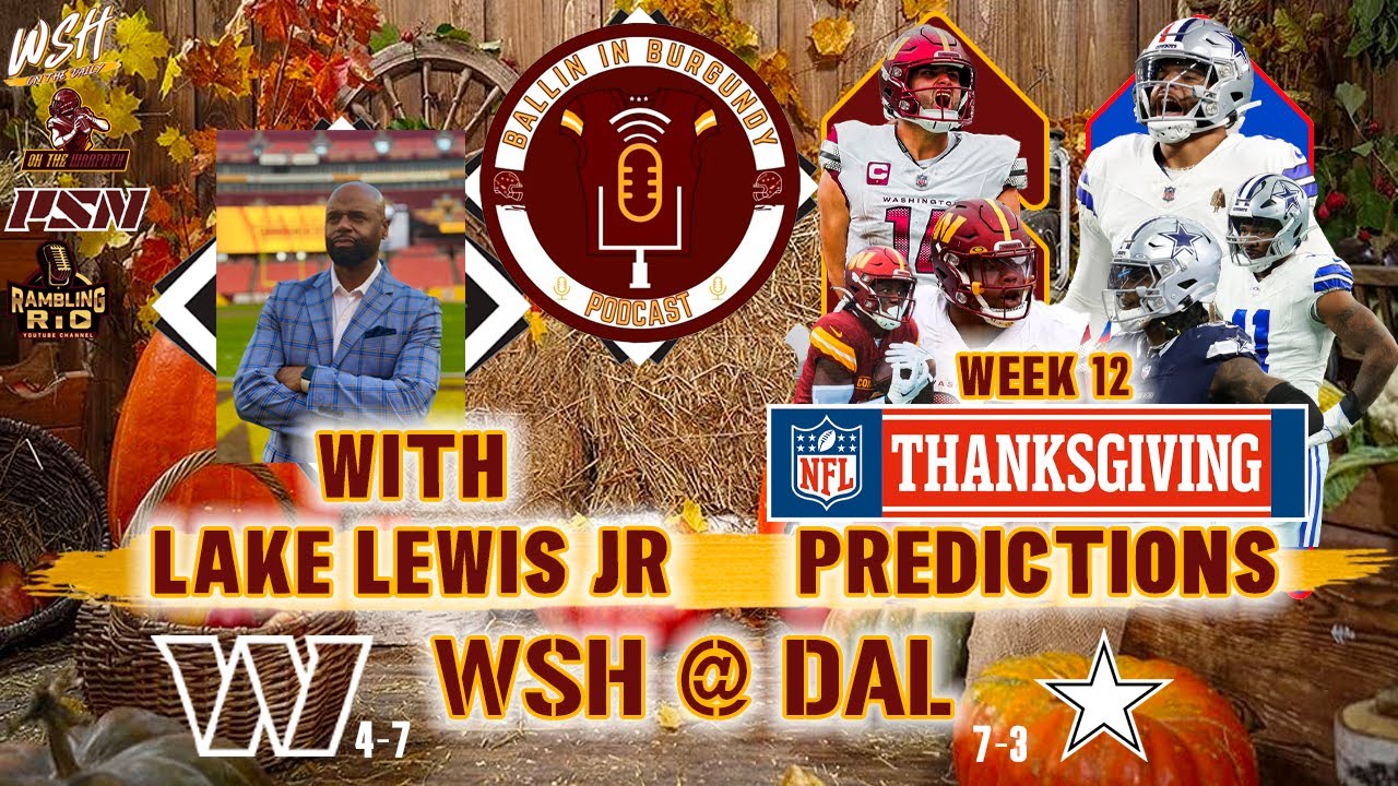 LAKE LEWIS JR JOINS BIB FOR WEEK 12 THANKSGIVING PREDICTIONS! BALLIN IN ...