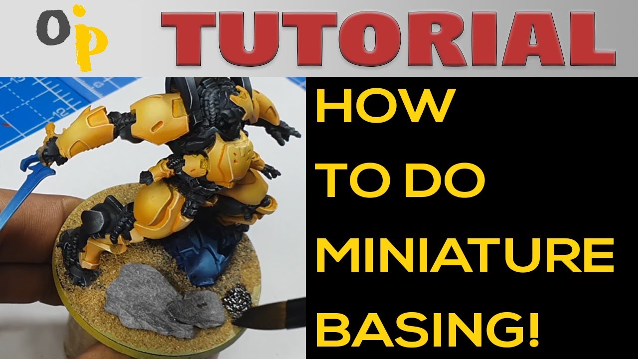 How To Do Miniature Basing! - Introduction Tutorial - YouTube