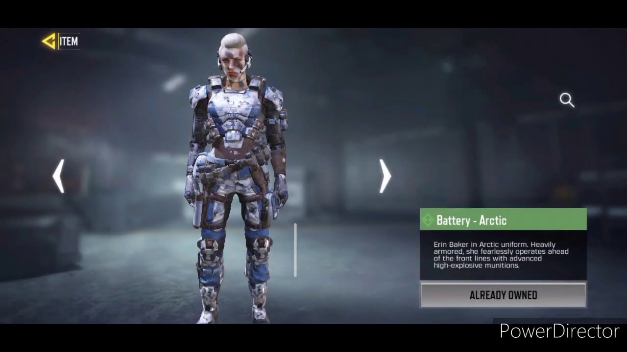 Battery Artic skin gameplay call of duty mobile battle royale - YouTube