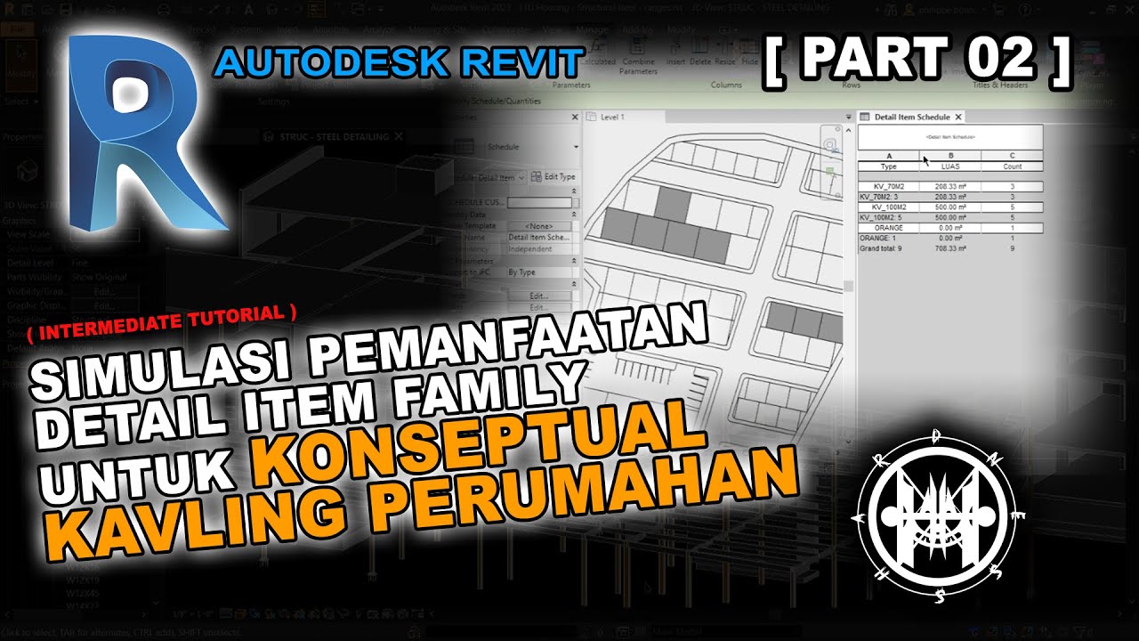 PART 02 _ Tutorial Revit Simulasi Pengguaan Family Detail Item Untuk ...