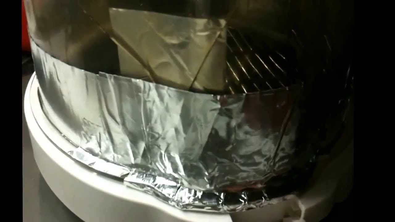 how to fix a cracked dome of NuWave Oven - YouTube