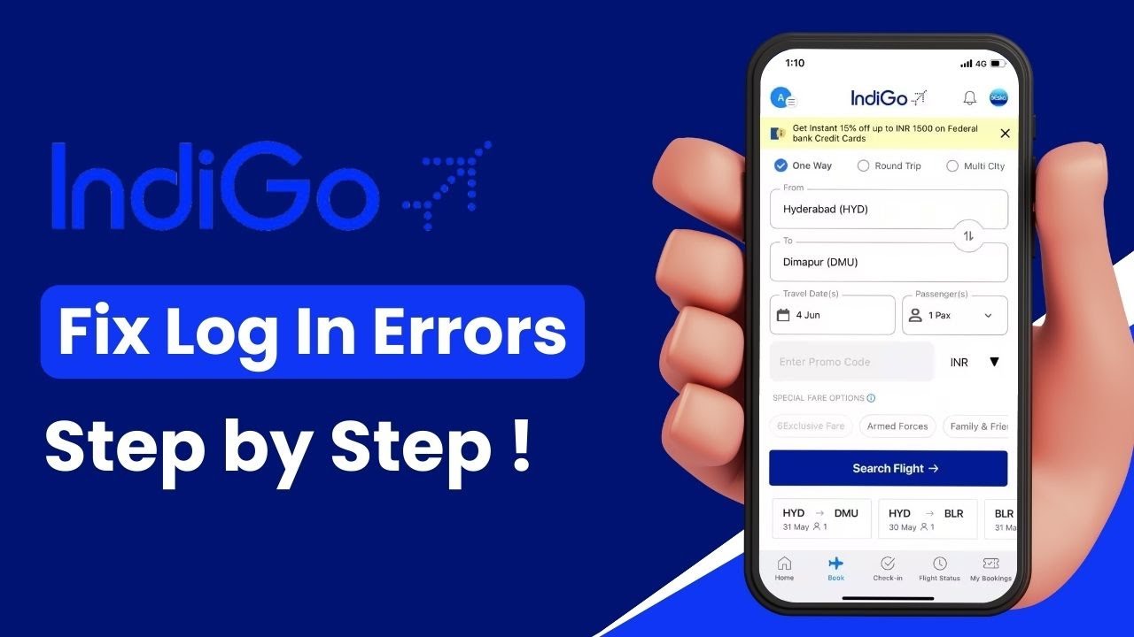 How to Fix Login Errors on IndiGo ! - YouTube