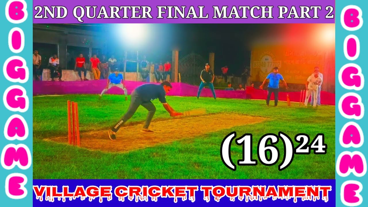 Outstanding Performance "POM" Da 🔥 Village Cricket Tournament🔥 Second ...