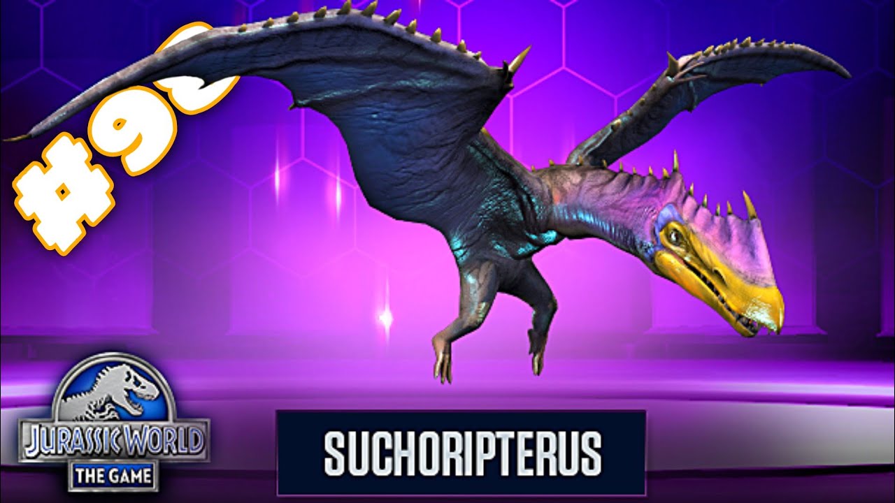 A New Legendary Hybrid Suchoripterus :- Jurassic World : the game ...