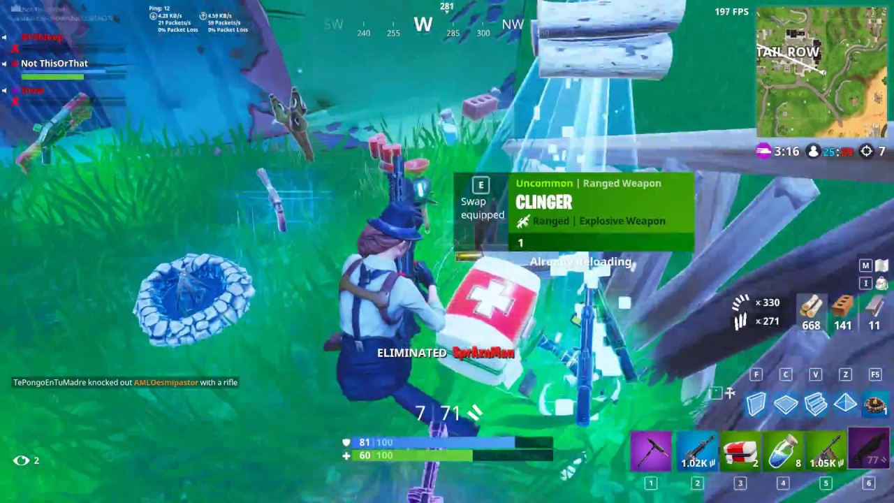 Fortnite 345 heavy shotgun damage - YouTube