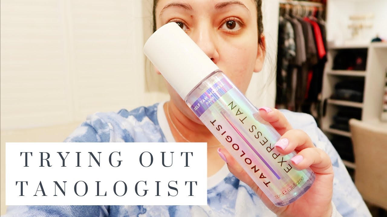 TRYING OUT TANOLOGIST MOUSE EXPRESS TAN | VLOG - YouTube