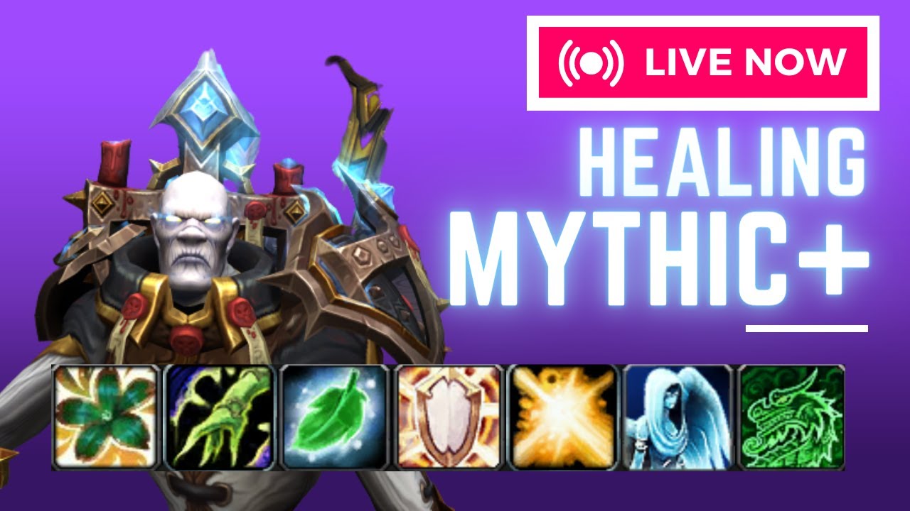 DUNGEON NERFS! Disc Priest into Resto Druid Healing Mythic+ Keys! !ui ...