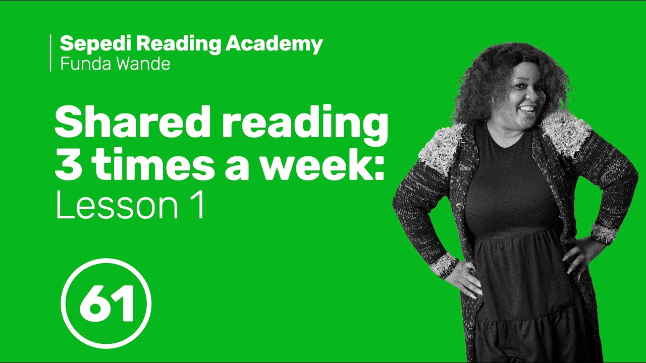 61. Shared reading 3 times a week Lesson 1 - YouTube