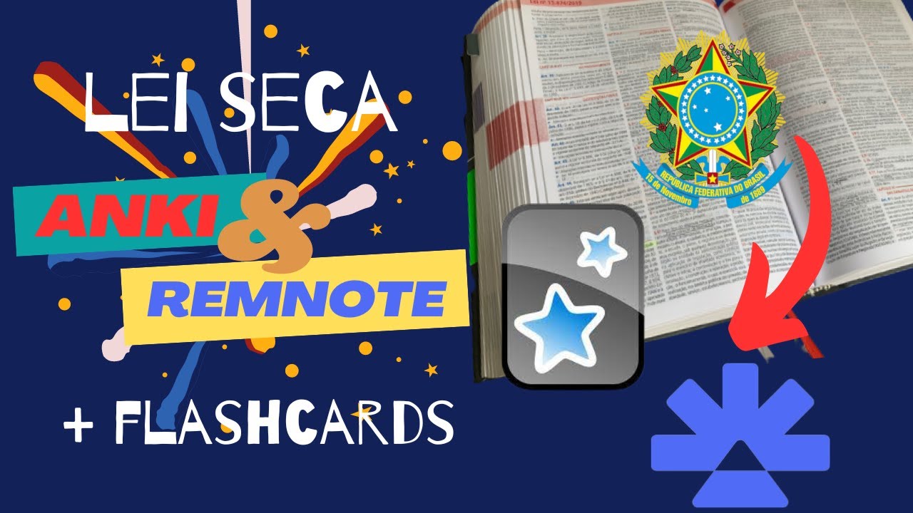 COMO ESTUDAR LEI SECA COM ANKI OU REMNOTE (+ FLASHCARDS) - YouTube